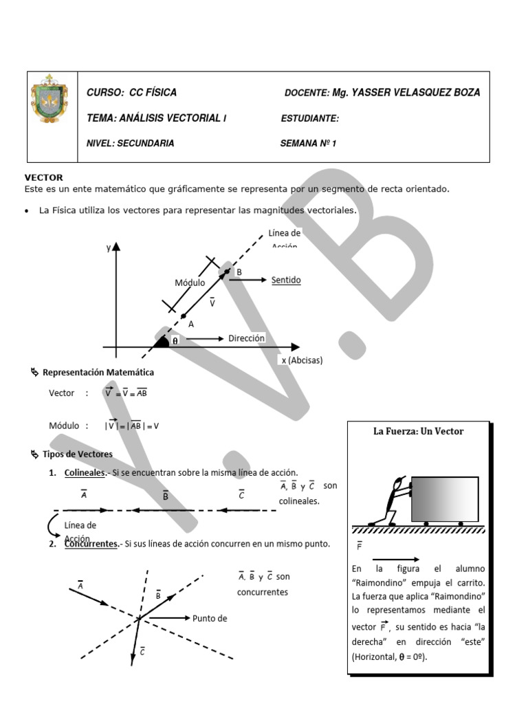1 Vector I Pdf Vector Euclidiano Geometría