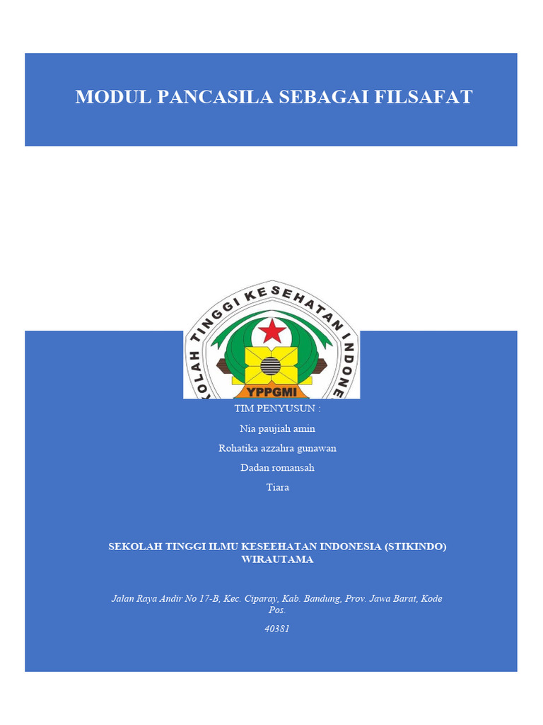Modul Pancasila Sebagai Filsafat-2 | PDF