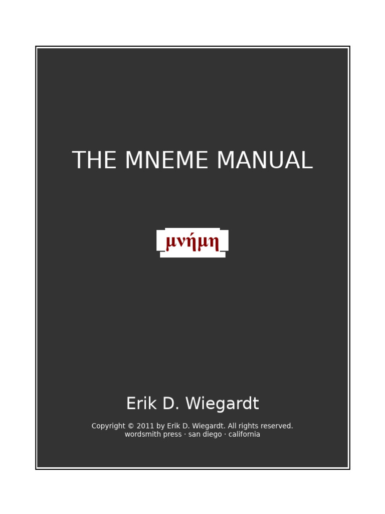 MNEME Manual | PDF | Stoicism | Epictetus