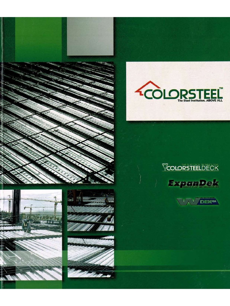 COLORSTEEL METAL DECKING (Brochure) | PDF