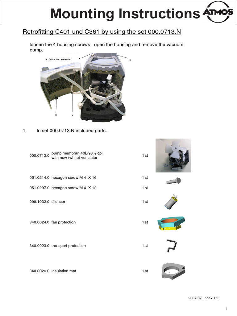 000.0713.N MA e Retrofitting C401 and C361 | PDF | Home & Garden