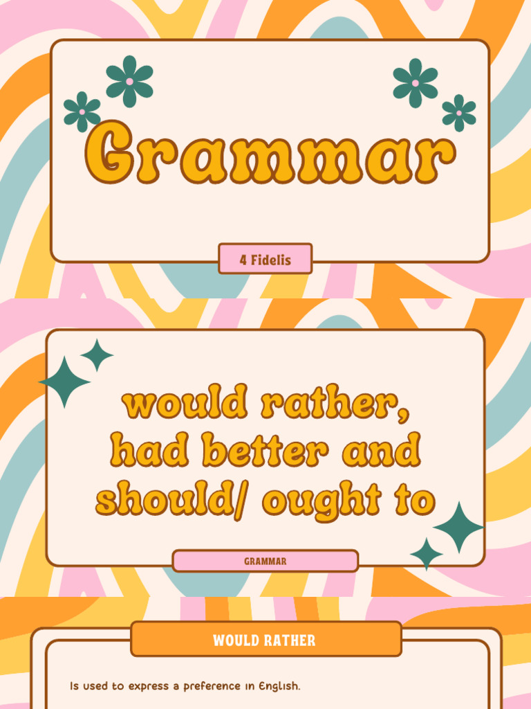 Orange Groovy Retro Daily Agenda Presentation | PDF