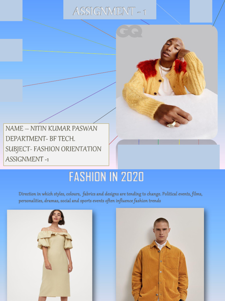 Assignment 1 Fo | PDF | Fashion | Clothing