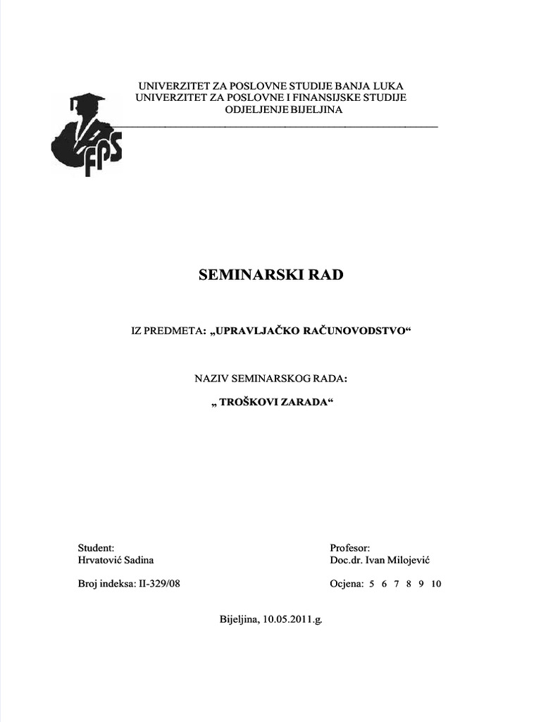 PDF Trokovi Zarada - Compress | PDF