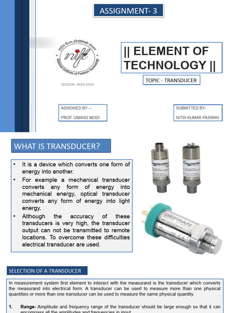 Transducers: A Comprehensive Guide | PDF | Inductor | Piezoelectricity