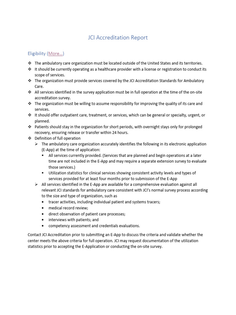 Updated Jci Version | Download Free PDF | Joint Commission | Patient