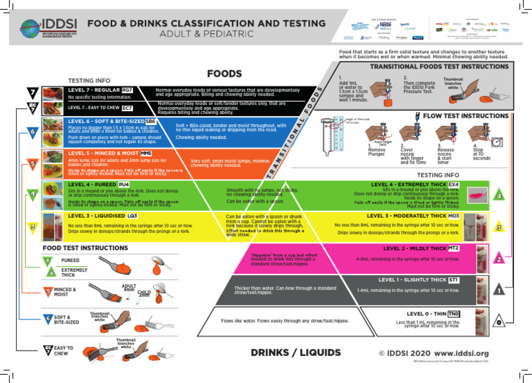 IDDSI Food Texture Levels Explained | PDF