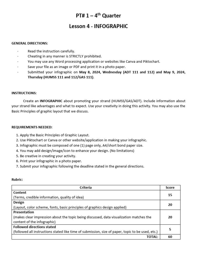 PT4 - Infographic | PDF | Business