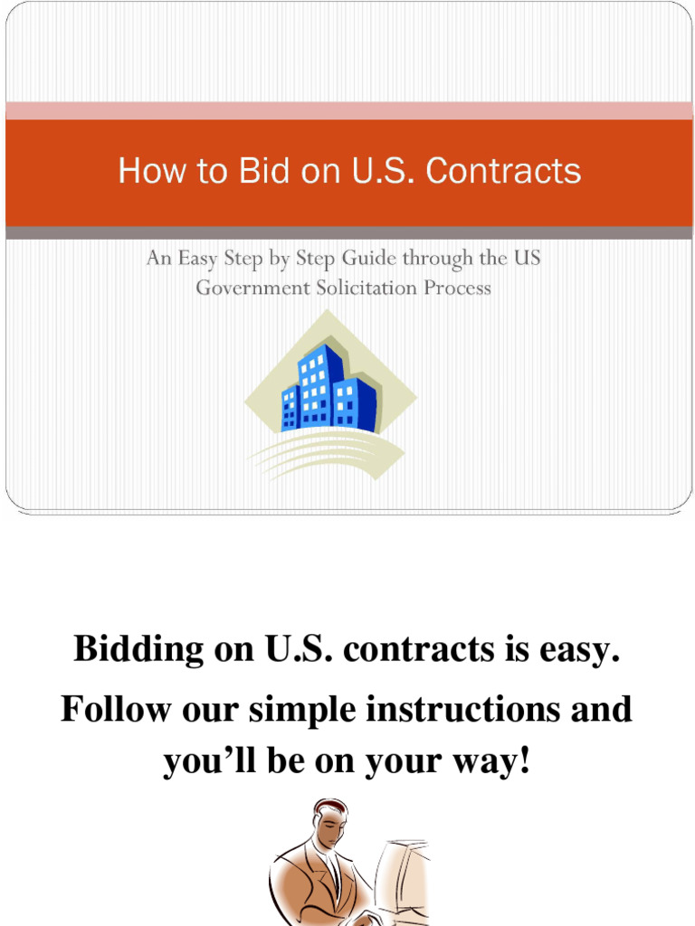 How To Bid On Us Contracts-Cairo | PDF | Procurement | Request For Proposal