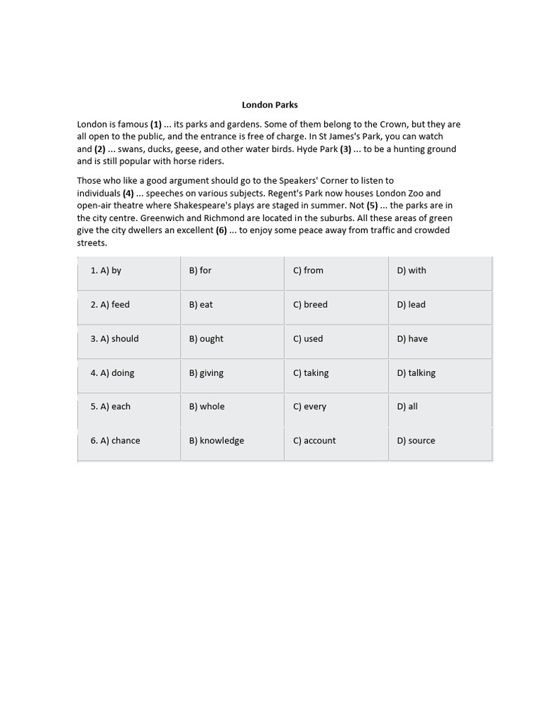 B1 Reading Part 5 Practice TEST | PDF | Elephant | Lego