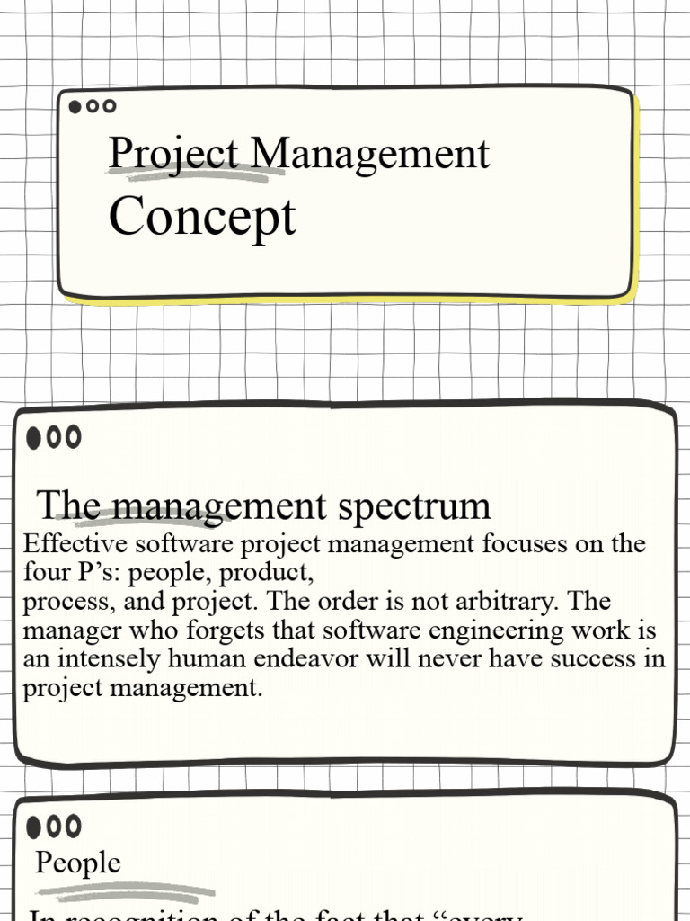 Project Management Concept | PDF | Leadership | Project Management