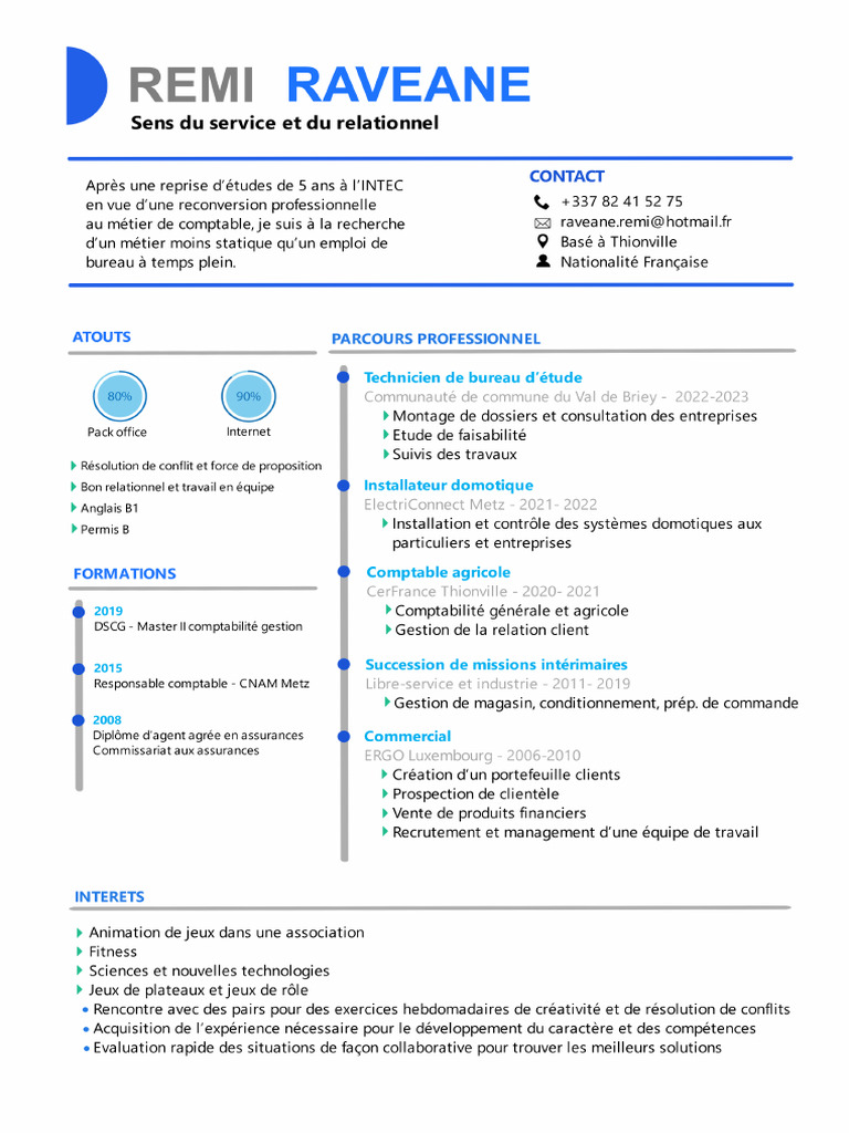 Raveane Remi CV | PDF