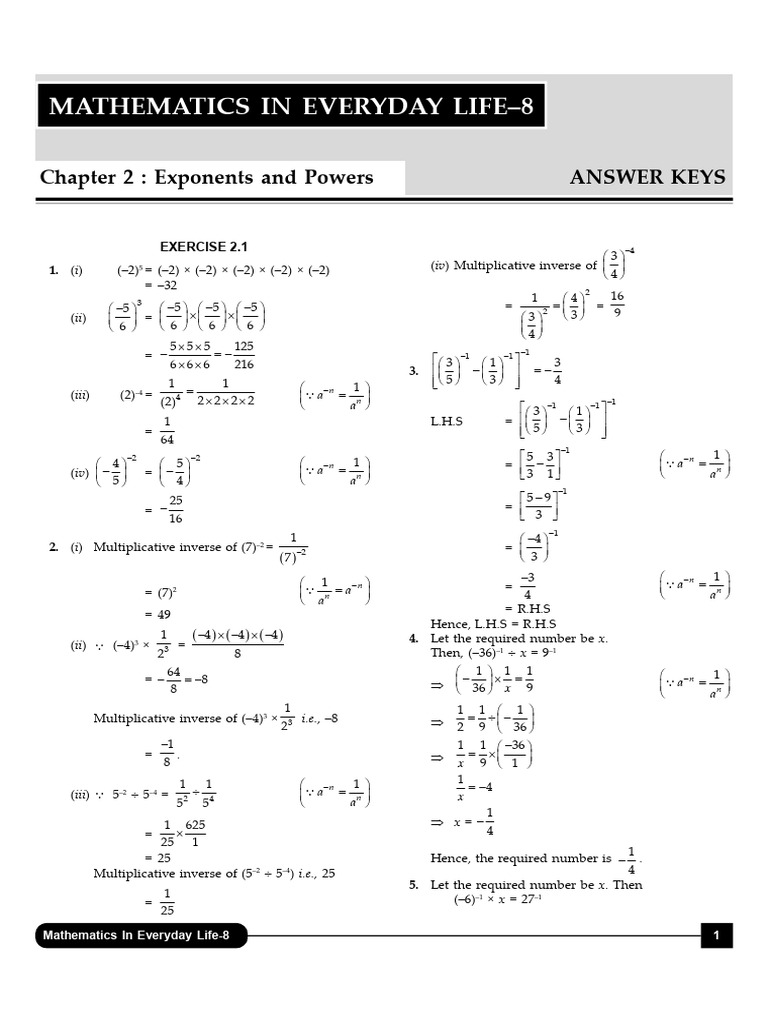 Maths in Everyday Life Indices | PDF | Mathematics | Arithmetic