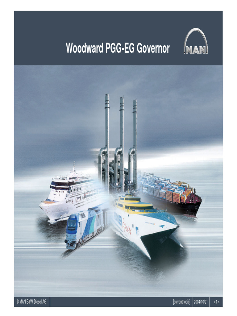 Woodward Pgg-Eg Governor | PDF | Diesel Engine | Valve