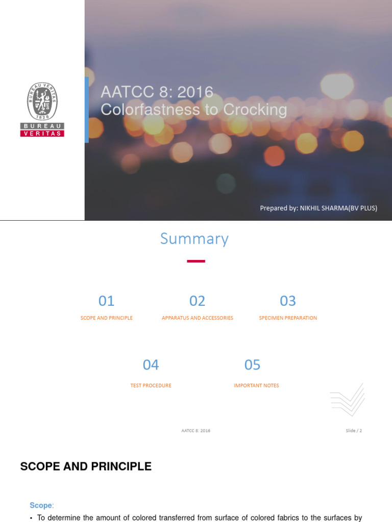 Aatcc 8 PDF | PDF | Textiles | Yarn