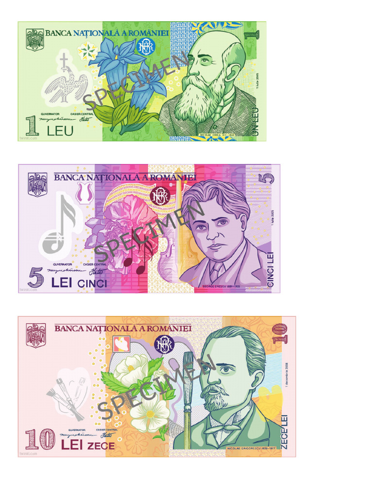 Leul - Bancnote Decupabile | PDF