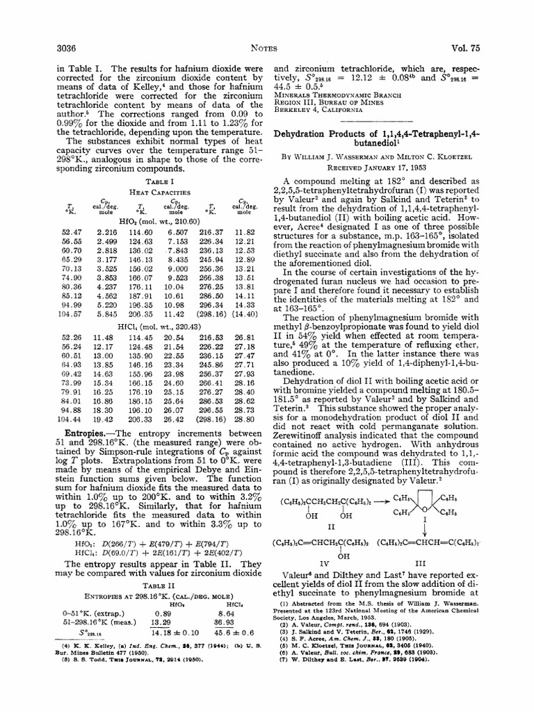 1.1.4.4 Tetraphenyl-1,4 Diol | PDF | Magnesium | Acid