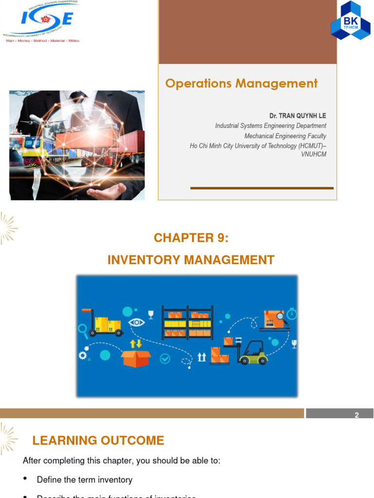 9.OM. Chapter 9-Inventory Management | PDF | Inventory | Business Economics