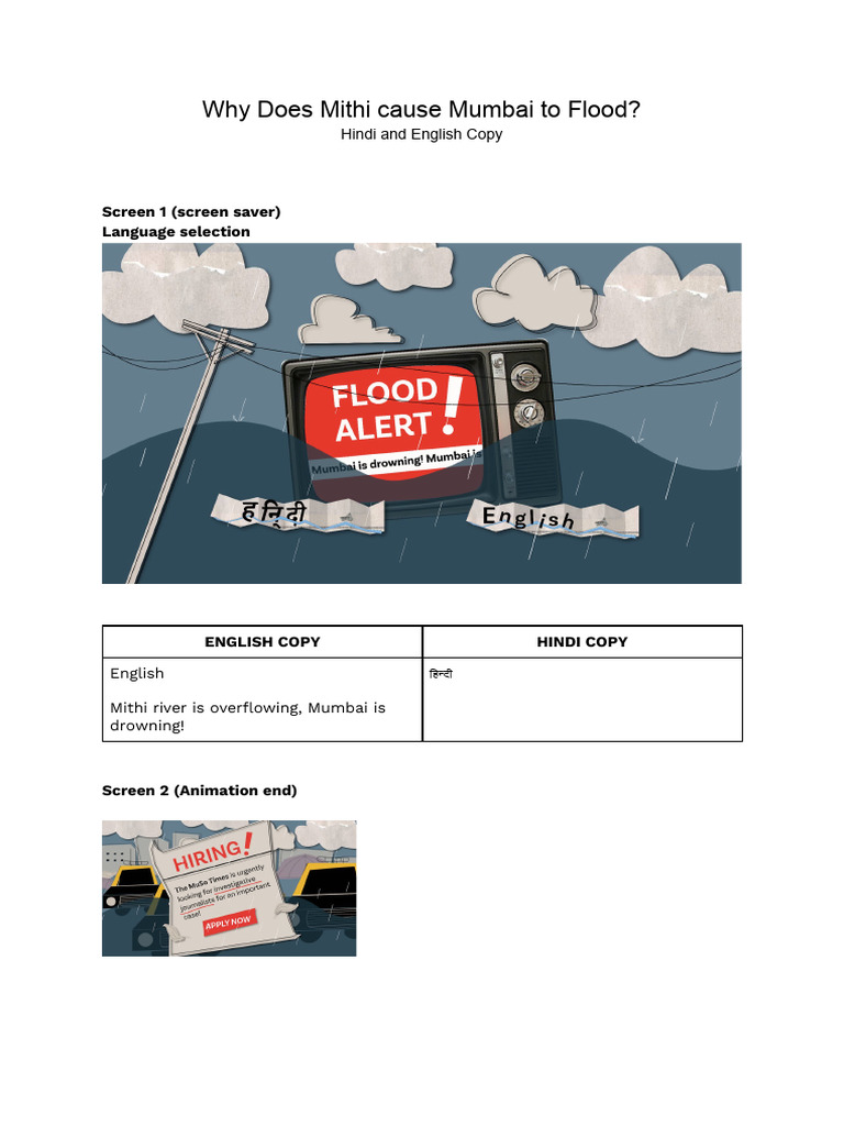 Young Reporters: Save Mumbai's Mithi | PDF | Mangrove | Earth Sciences