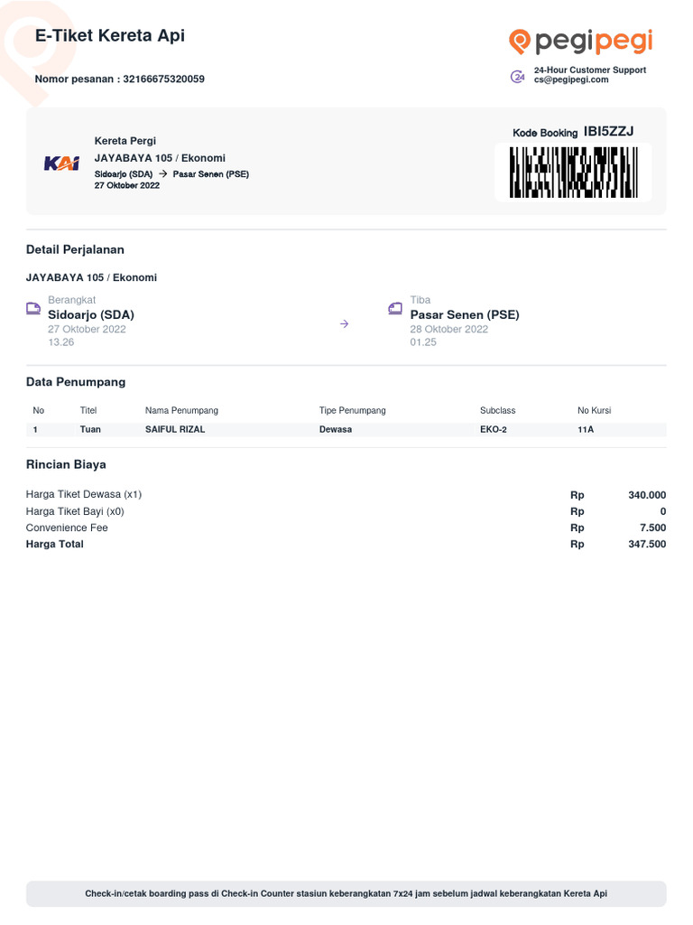 (E-Tiket) 32166675320059 | PDF