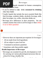 Classification and Categories of Beverages | PDF