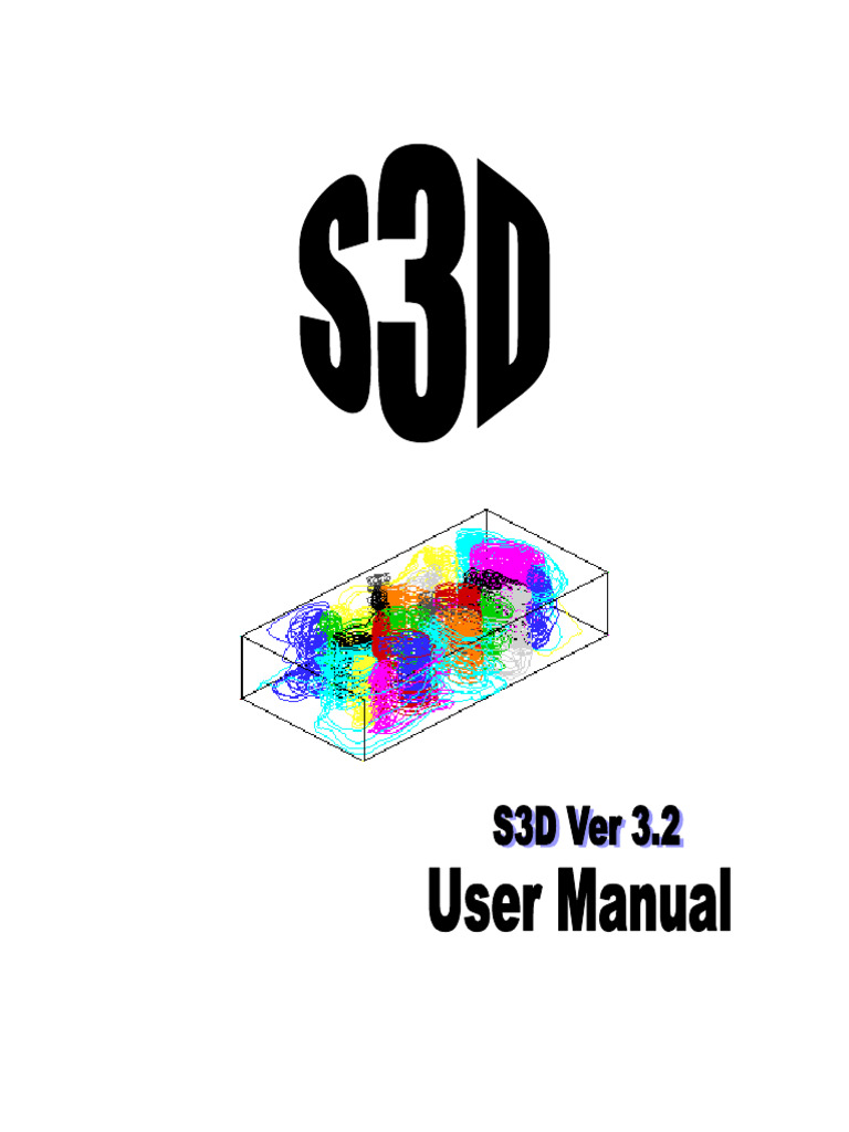 S3D User Manual | PDF | Parameter (Computer Programming) | Multiplication