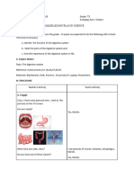 Detailed Lesson Plan The Digestive System | PDF | Digestion | Human ...