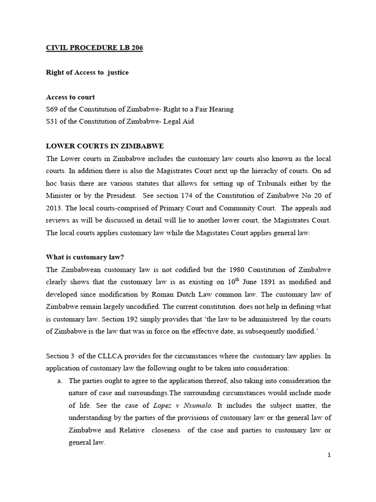 Civil Procedure | PDF | Summons | Justice Of The Peace