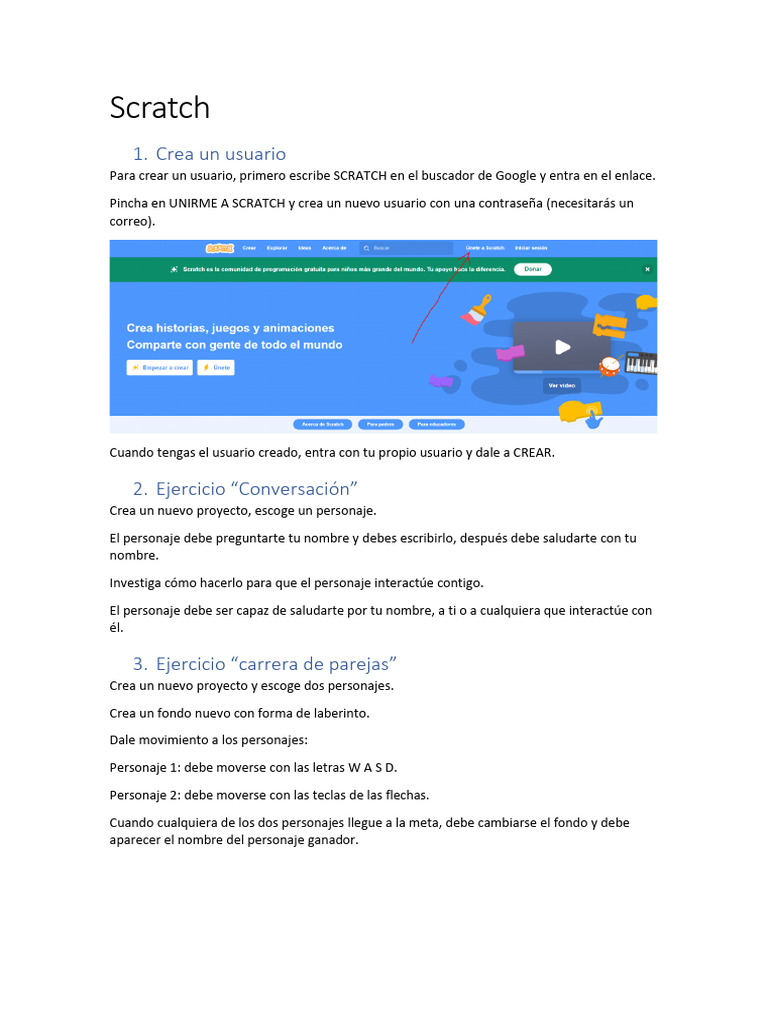 Tema 2 Scratch | PDF
