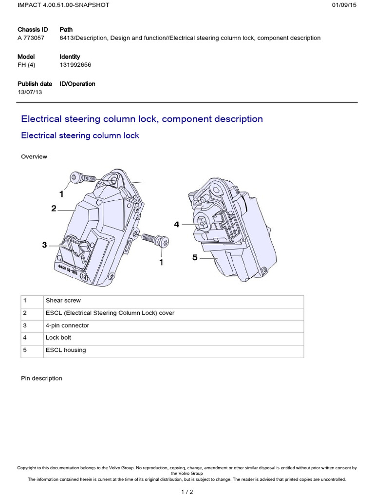 Steering Lock | PDF | Electrical Connector | Steering
