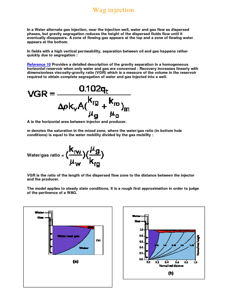 Water-Alternating-Gas Injection Dynamics | PDF