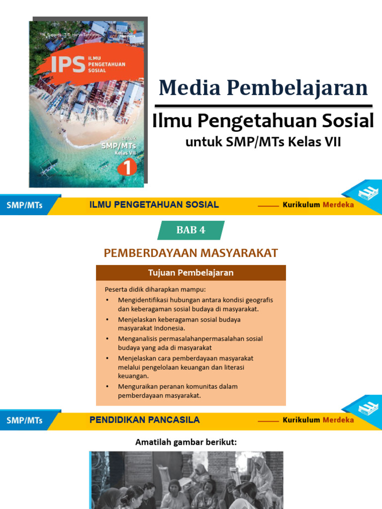 Bab 4 Pemberdayaan Masyarakat Materi 1 Keberagaman Sosial Budaya Di Masyarakat | PDF | Ilmu ...