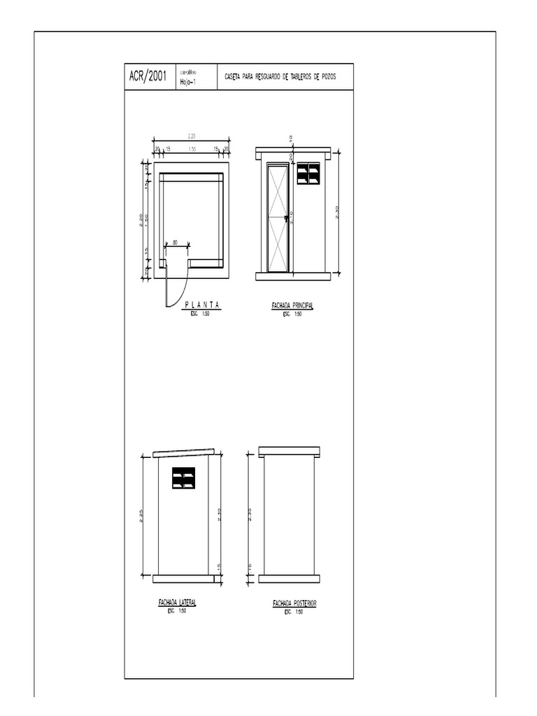 Caseta para Resguardo de Tablero-Layout1 | PDF