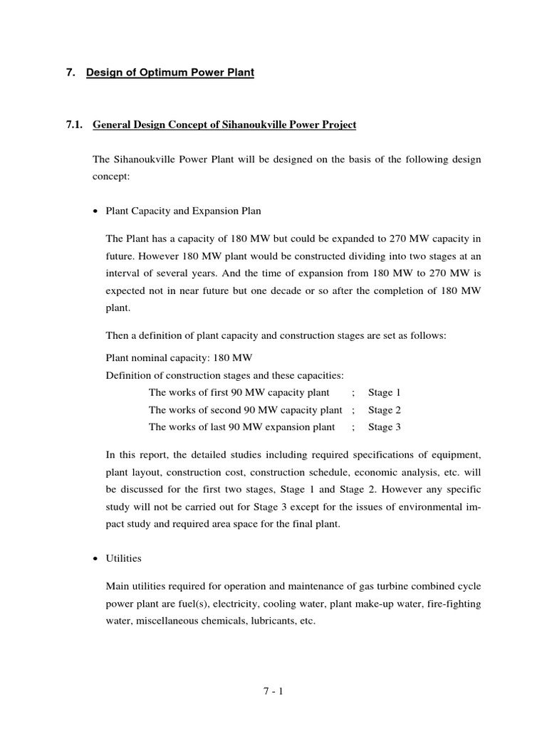 Design of Optimum Power Plant | PDF | Gas Turbine | Boiler