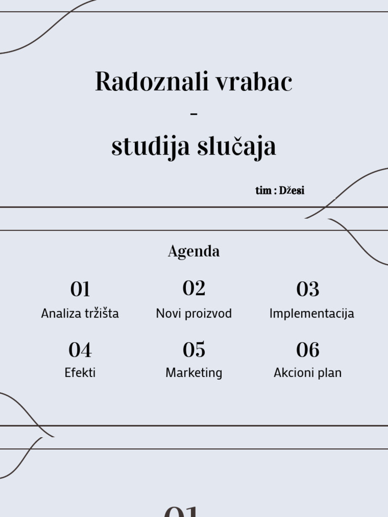 Radoznali Vrabac - Studija Slučaja | PDF