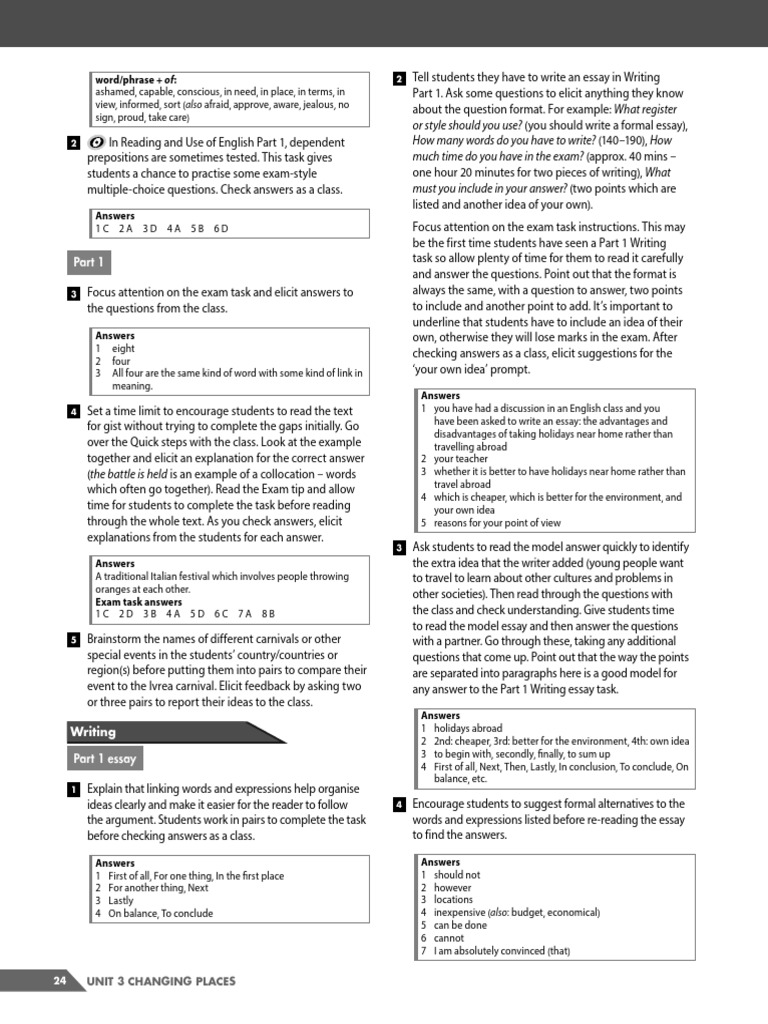 Compact First 3rd Edition Teacher Book - Copy-26 | PDF | Essays | Question