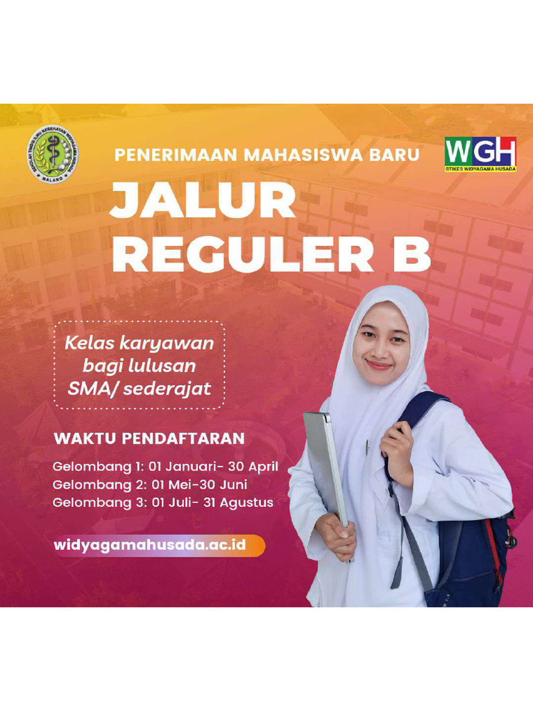 Brosur Reguler B Kelas Karyawan Stikes WGH Malang | PDF