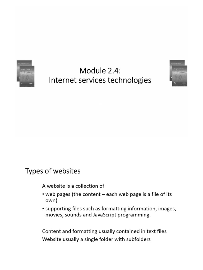 It Is Gr8 At Grade 11 Module 2 4 Internet Services Technologies Pdf Websites World