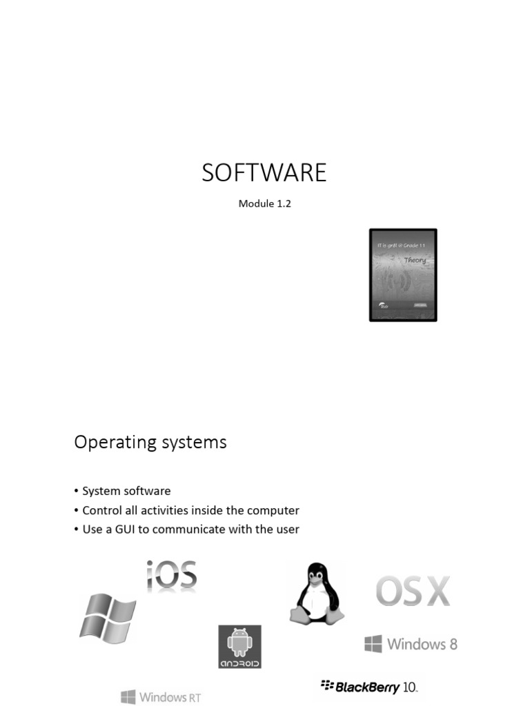 IT Is Gr8! at Grade 11 - Module 1.2 (Software) | PDF | Tablet Computer | Operating System