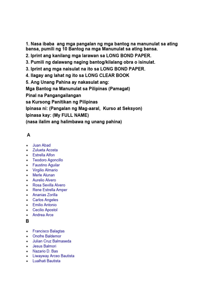 Panitikan Final Requirements | PDF