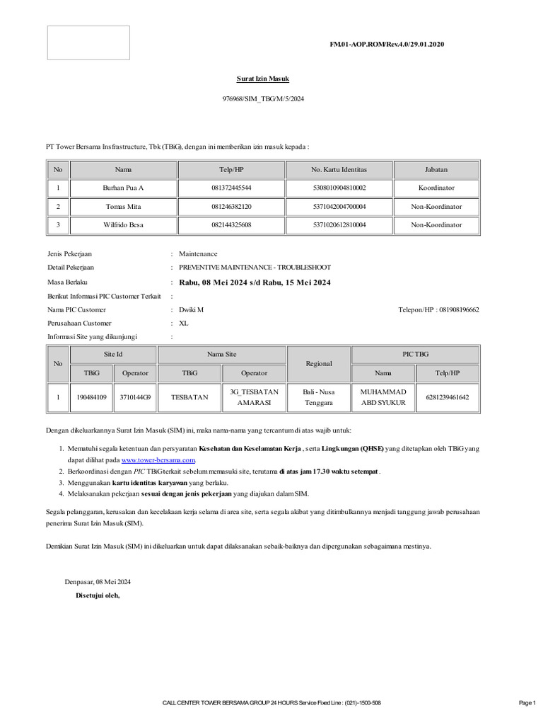 Nus NT KPG 0207 | PDF