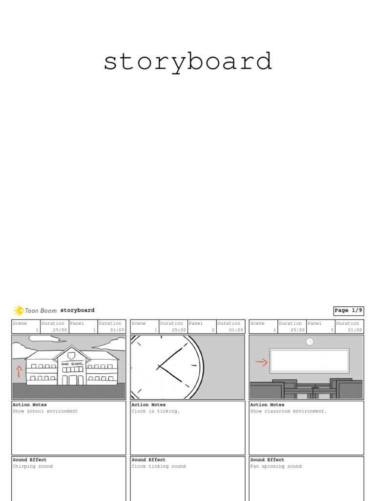 Eraser Battle Storyboard | PDF