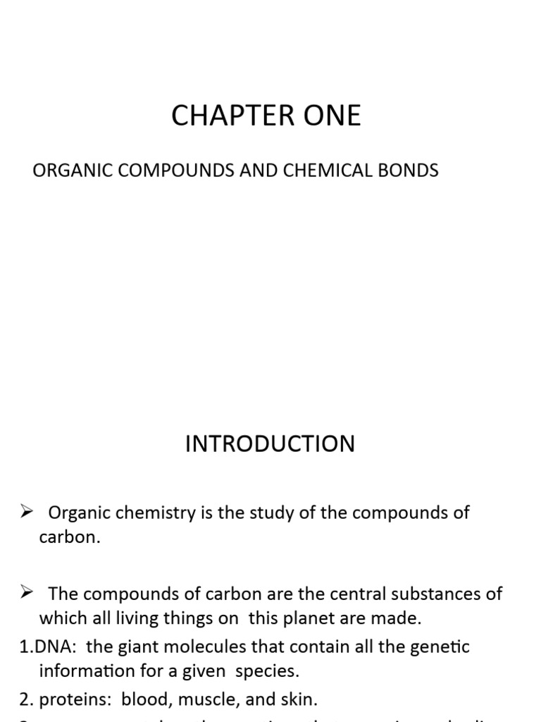 Organic Chemistry Chapter 1 | PDF | Molecular Orbital | Atomic Orbital