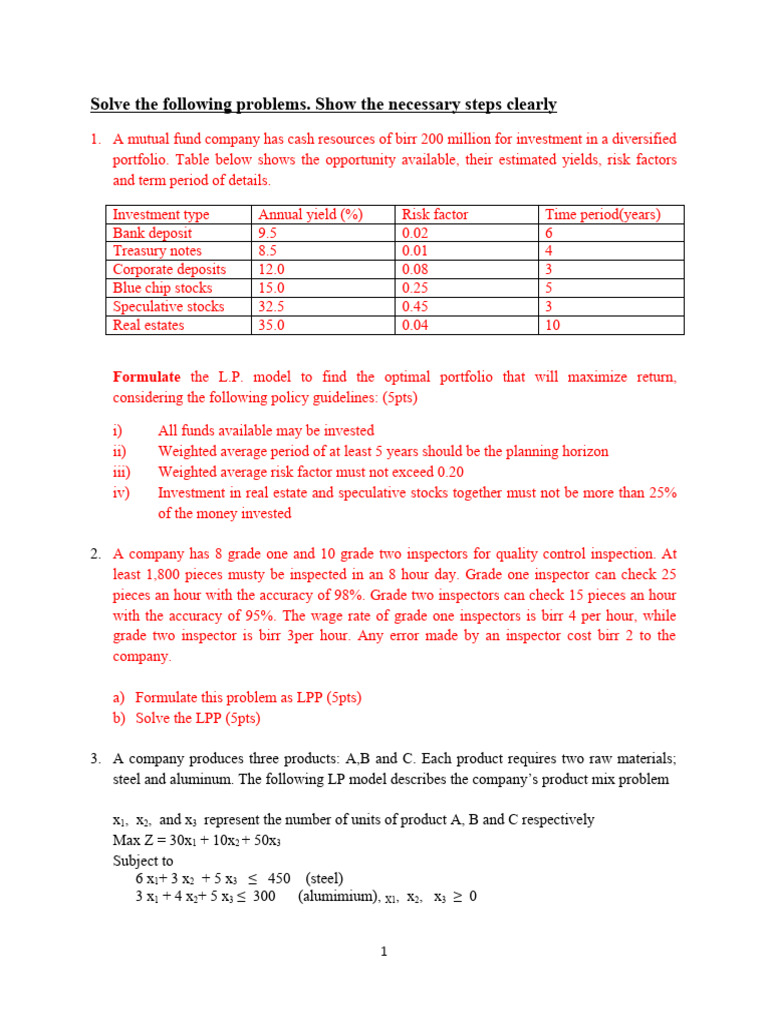 1 Individual-Assignment-2 | PDF | Investing | Economies