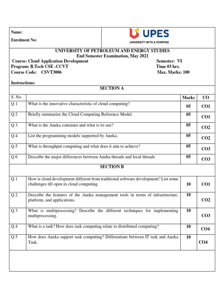 ESE_MAY21_SOCS_VI_BTec-CCVT_CSVT3006_Cloud Application Development | PDF | Computing | Cloud ...