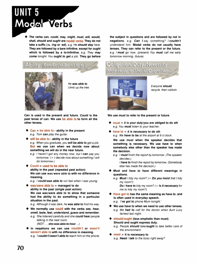 Modal Verbs | PDF | Linguistics | Syntax