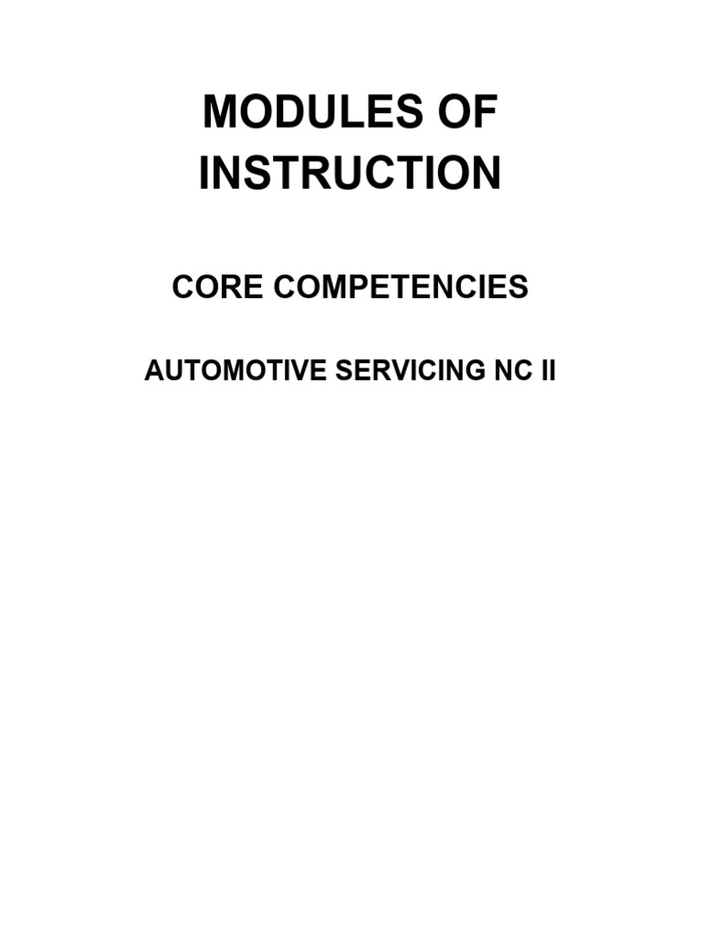 MODULES OF INSTRUCTION tyron pogi | PDF