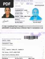 Passport Front Page | PDF