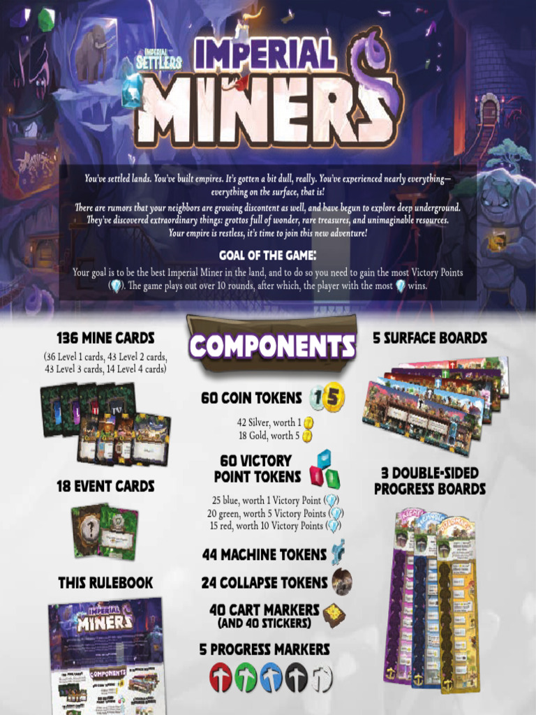 Imperial Miners Rulebook EN-compressed PDF | PDF | Gaming