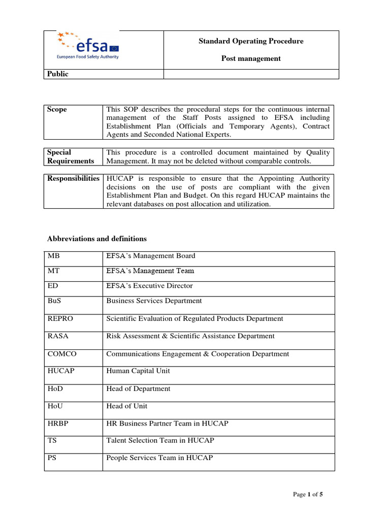 Sop 042 A | PDF | Business